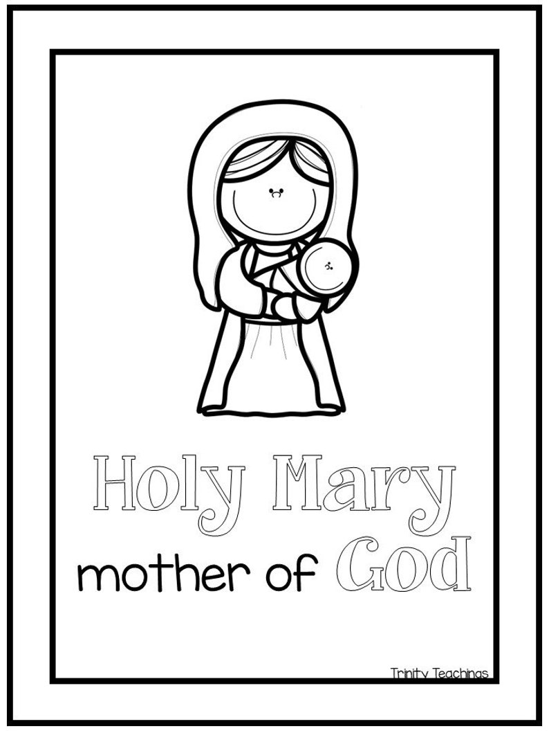 10 Hail Mary Posters. 5 Color, 5 Black and White. Classroom, Youth ...