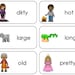 11 Adjectives Beginning Stages Quick Reference Flashcards. Daycare-1st ...