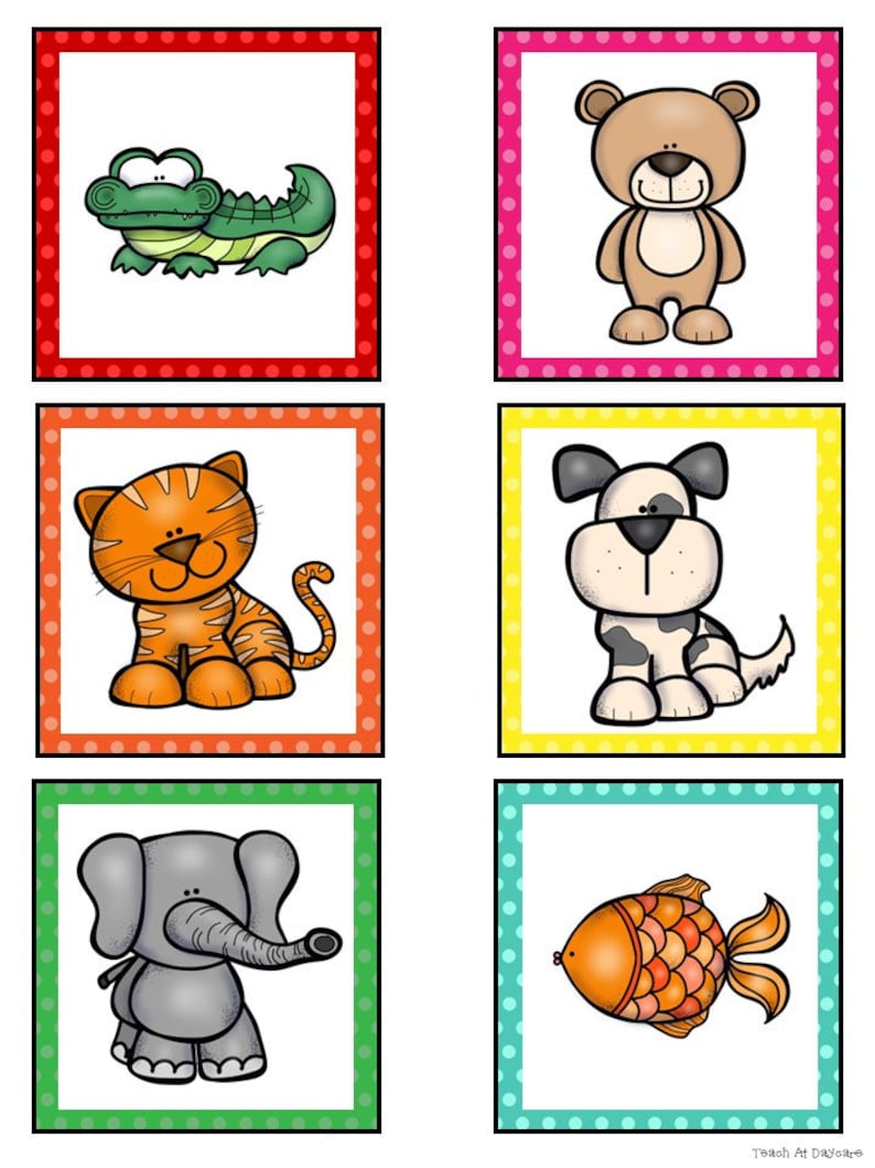 Animal Alphabet Bingo Phonics Game and Worksheets. Color & Black and ...