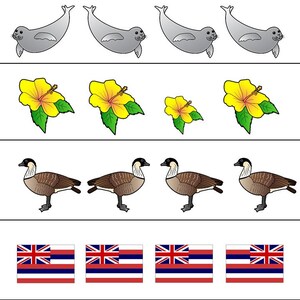 30 Hawaii State Symbols Themed Learning Games Download. ZIP File ...