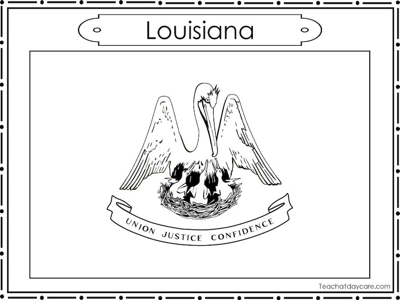 50 State Flag Color Worksheets State Symbols Curriculum. - Etsy