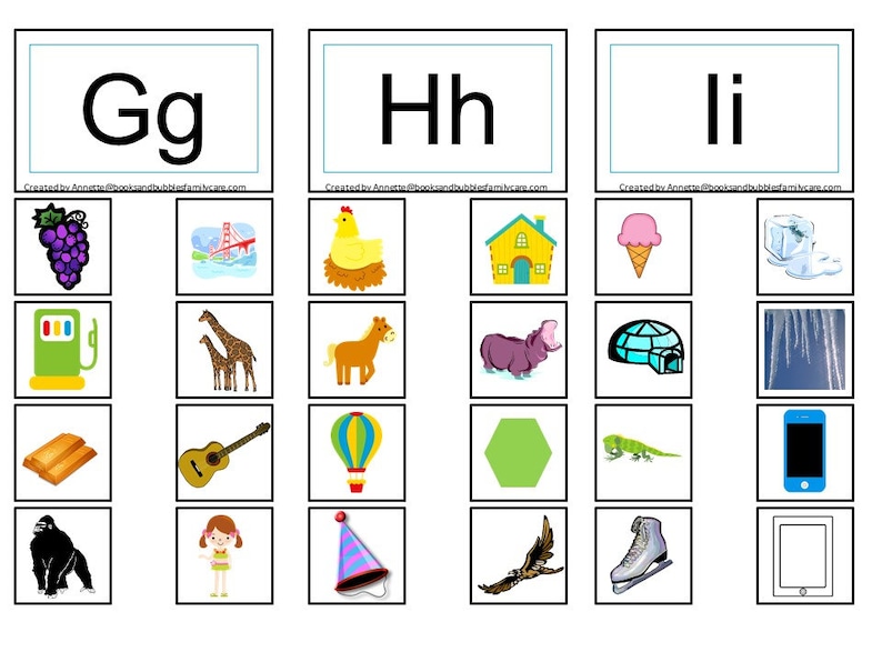 Alphabet Phonics Beginning Sounds Sort. Preschool and Kindergarten ...