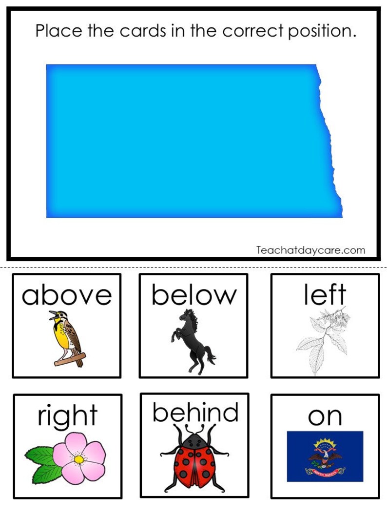 30 North Dakota State Symbols Themed Learning Games Download. - Etsy
