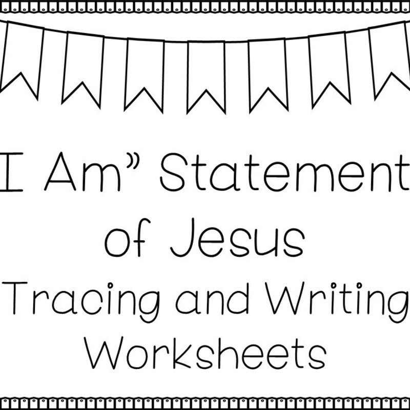 I Am Statements of Jesus - Etsy