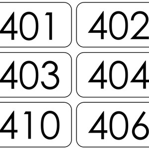 1001 Numbers Flashcards. Numbers 0-1000. Preschool-3rd Grade Math and ...
