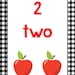 20 Printable Apple Themed Numbers Posters. Numbers 1-20. Classroom Wall ...