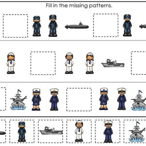 30 US Navy Preschool Games and Activities Download. Printable ...