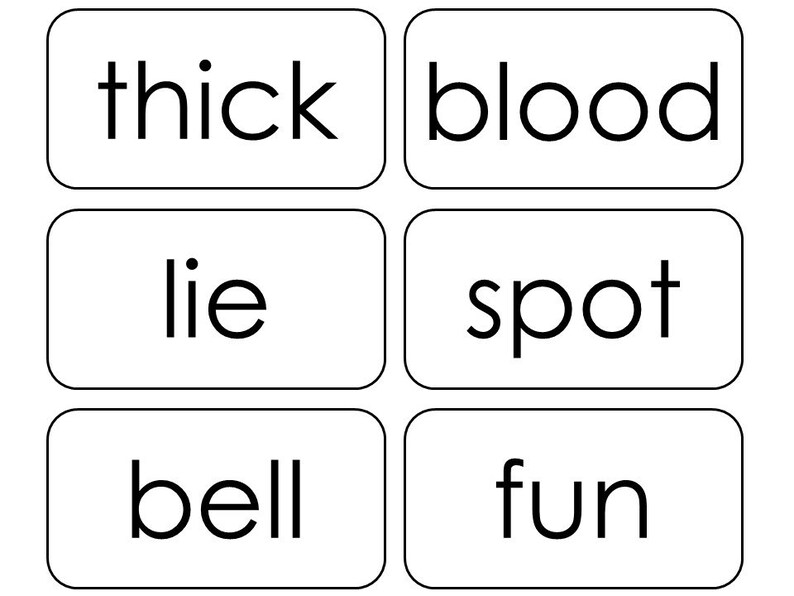 100 Printable Fry's Ninth Hundred Sight Word Flashcards. - Etsy