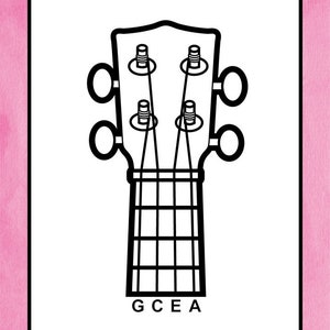 40 Watercolor Ukulele Chord Wall Charts. Music Composition and ...