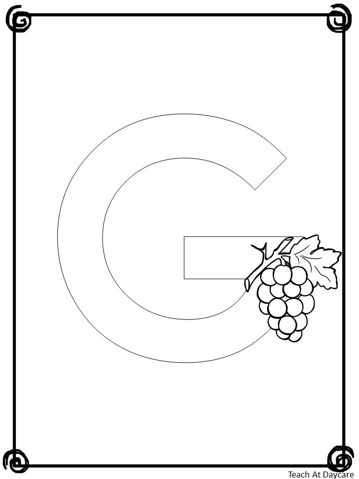 27 Printable Alphabet Coloring Book Worksheets. Preschool-kdg | Etsy