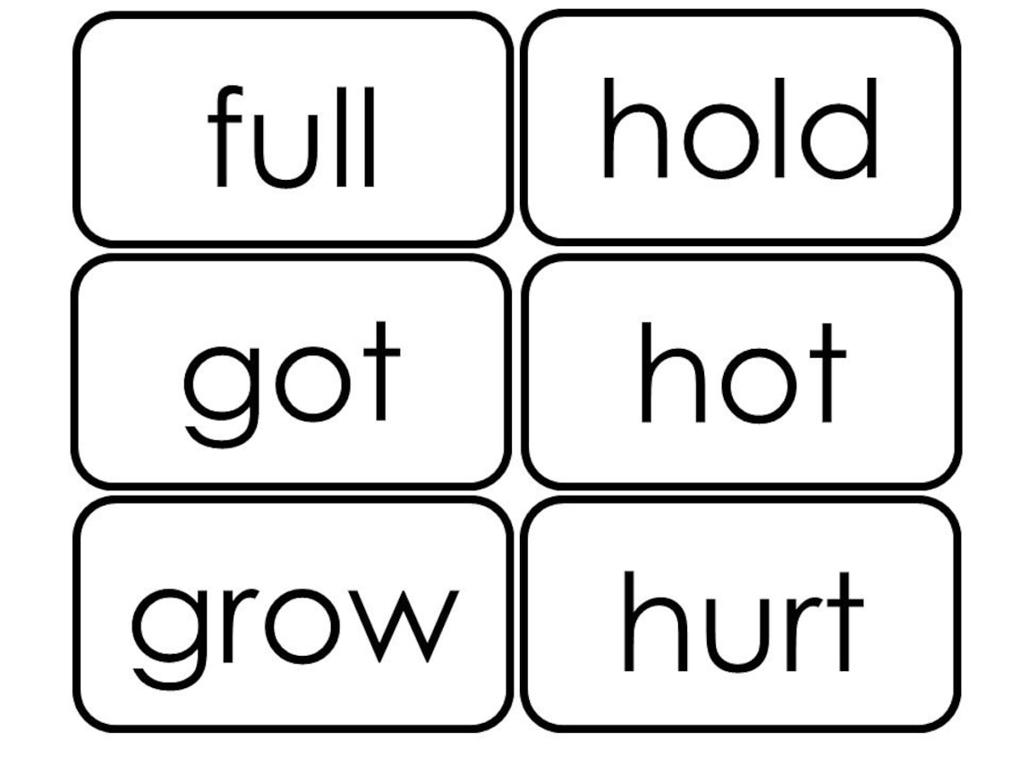 41 Printable Dolch 3rd Grade Sight Word Flashcards. - Etsy