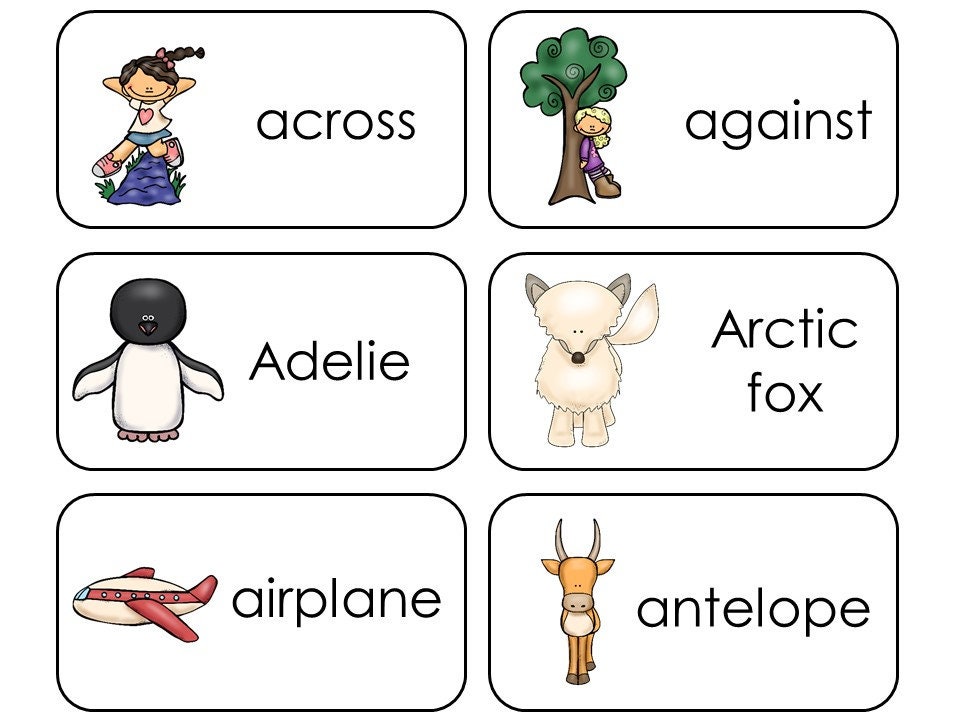 26 Printable Alphabet Phonics Picture Word Flashcard Sets. All - Etsy UK