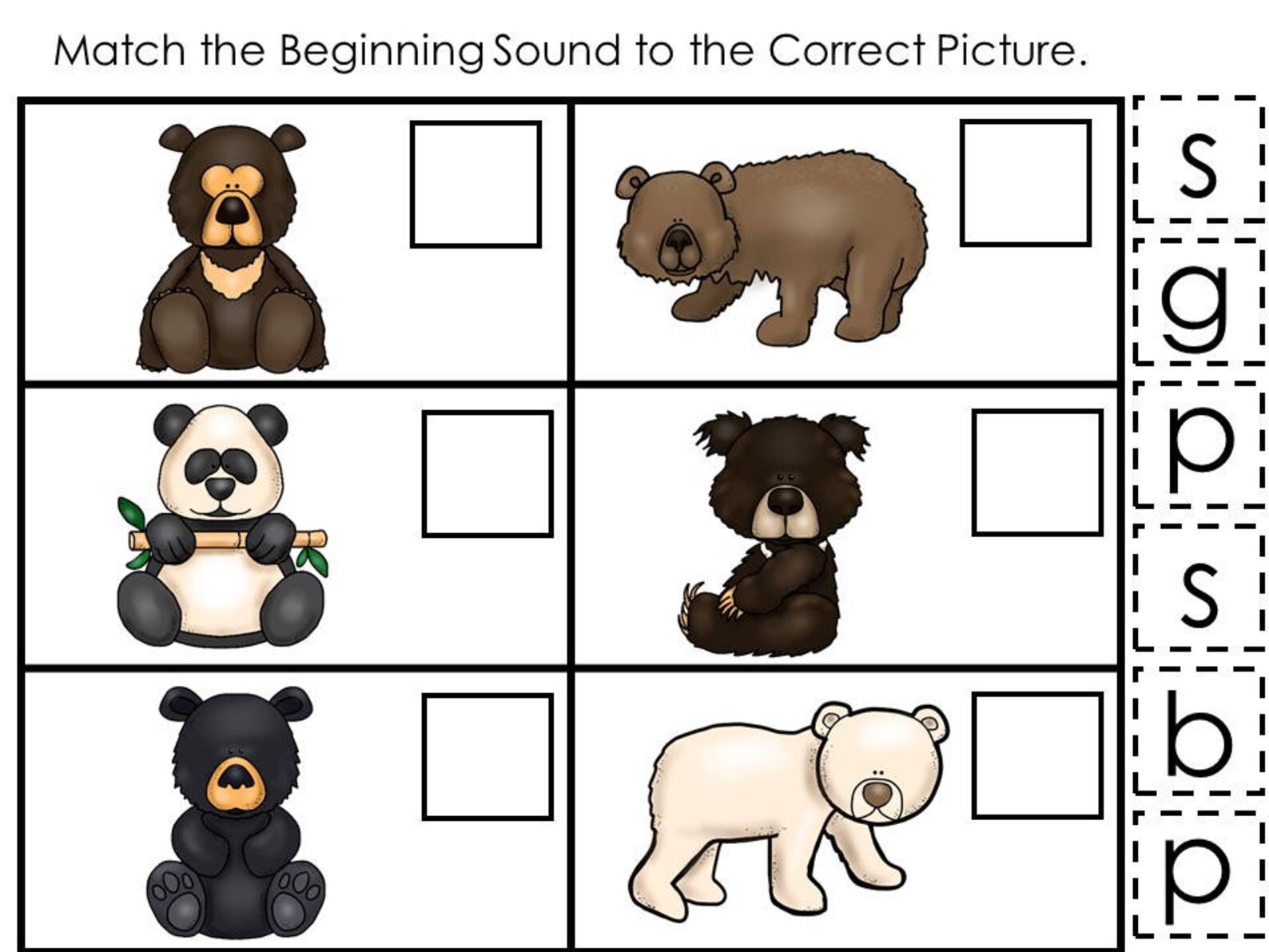 30 Bears Preschool Educational Learning Games Download. Games - Etsy