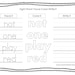 10 Printable Dolch Pre-primer Sight Words Trace It, Color It, Write It ...