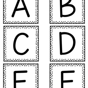 Alphabet BINGO Game and Worksheets. Color & Black and White. - Etsy