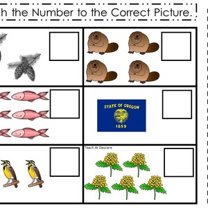 30 Oregon State Symbols Themed Learning Games Download. ZIP File ...
