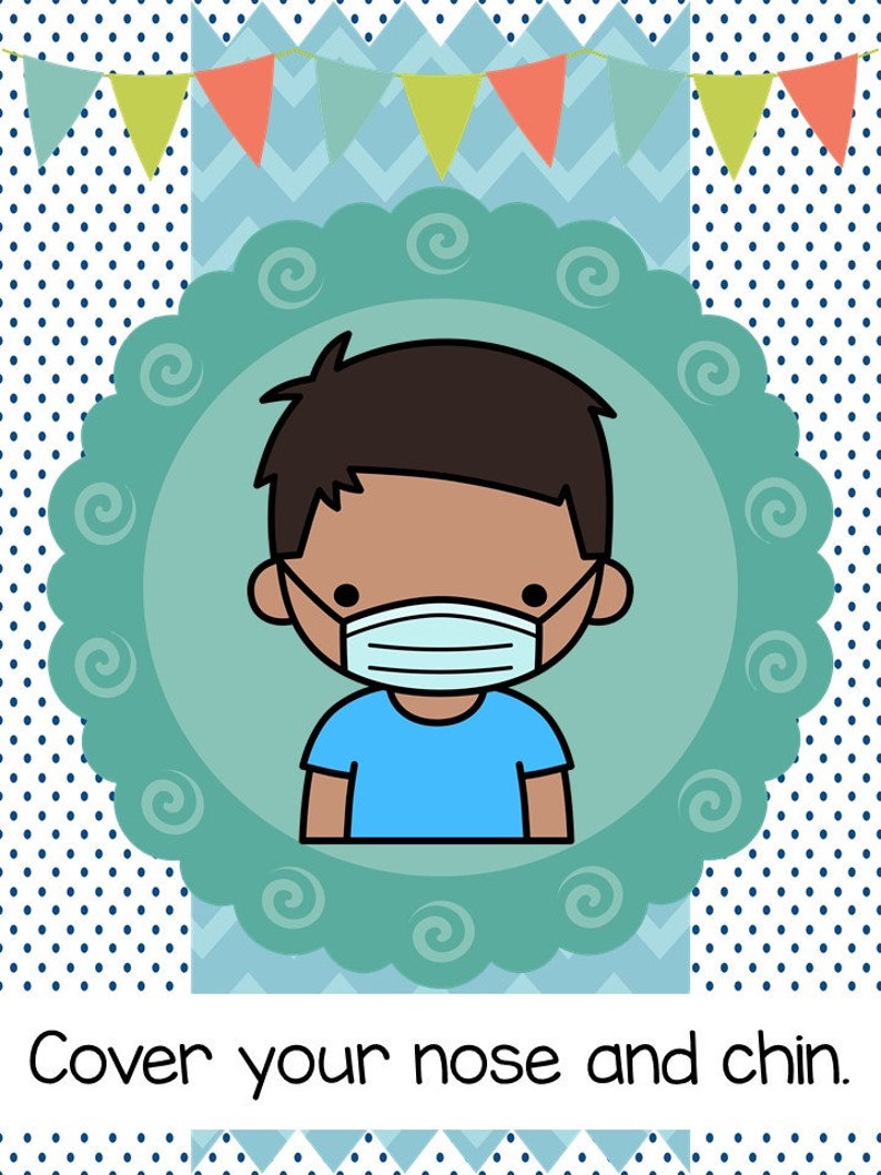 How to Wear a Mask Posters, Classroom Health (PDF Download) - Etsy Canada