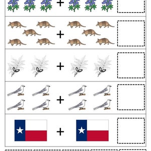 30 Texas State Symbols Themed Learning Games Download. ZIP File ...