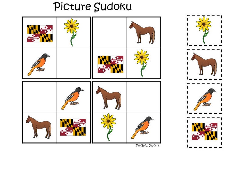 30 Maryland State Symbols Themed Learning Games Download. ZIP - Etsy