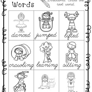 10 Printable Cursive Root Words Worksheets. 1st-3rd Grade ELA ...