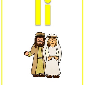 26 Printable Bible Alphabet Posters. Preschool-kindergarten Phonics. - Etsy