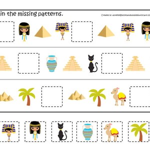 30 Egypt Games Download. Games and Activities in PDF Files. - Etsy