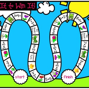 10 Printable Spring Themed Kindergarten Math Center Games and ...
