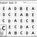 26 Printable Alphabet Uppercase Dab It Worksheets. Preschool-kdg ...