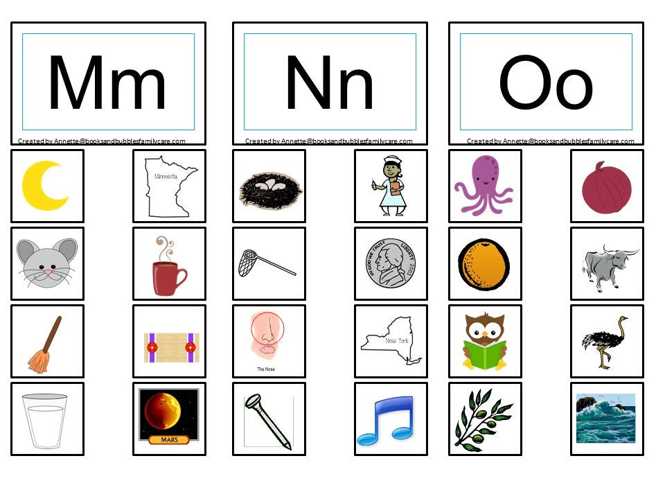 Alphabet Phonics Beginning Sounds Sort. Preschool and Kindergarten ...