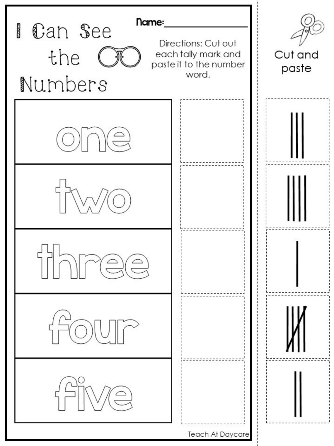 21 Printable Subitizing Numbers Ice Cream Scoops Worksheets. Preschool ...