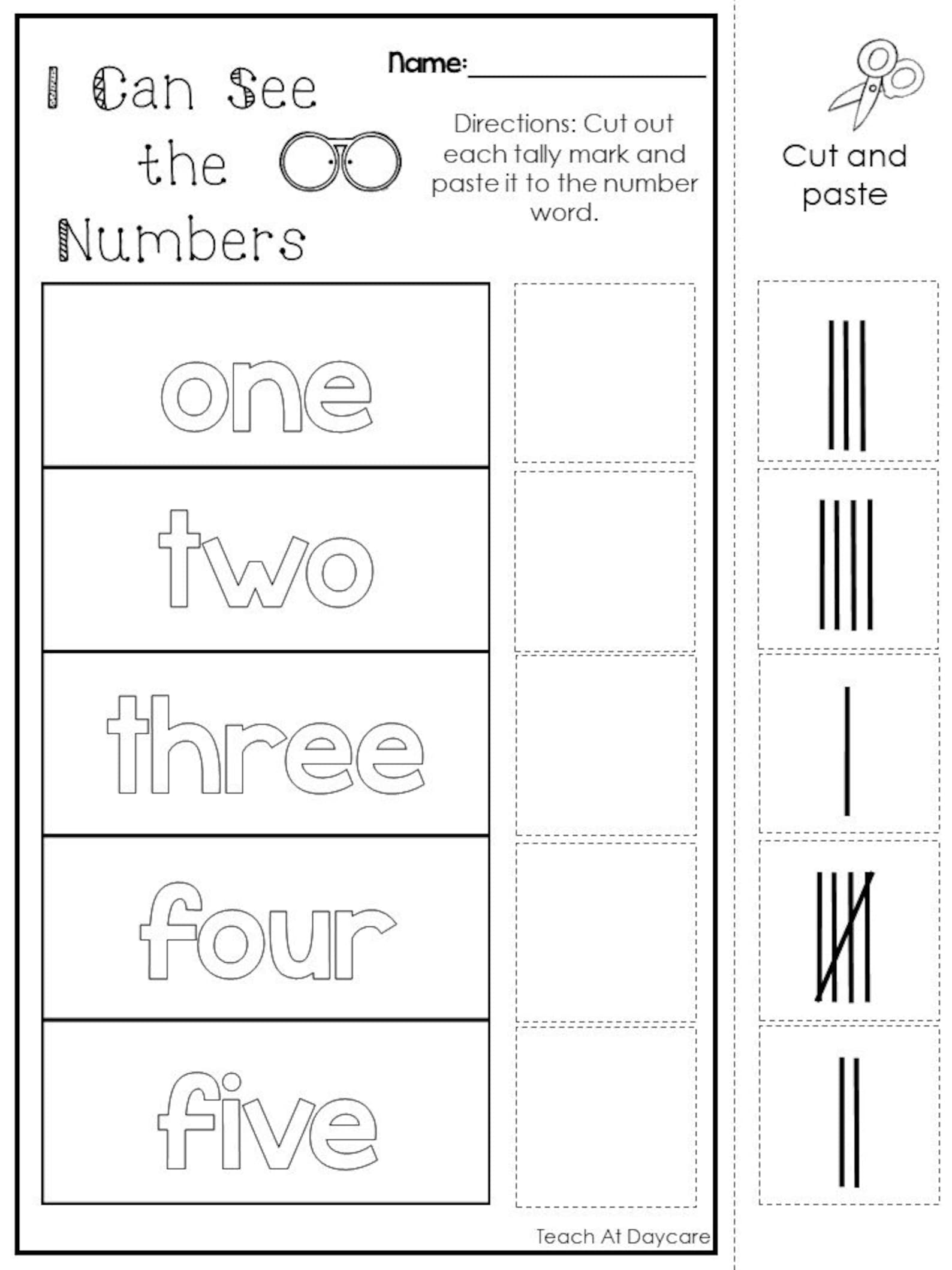 21 Printable Subitizing Numbers Ice Cream Scoops Worksheets. Preschool ...