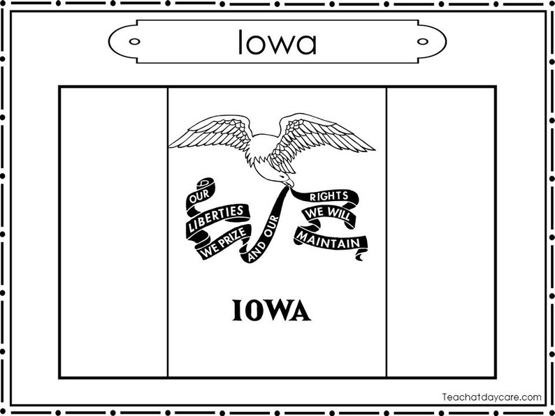50 State Flag Color Worksheets State Symbols Curriculum. Geography ...