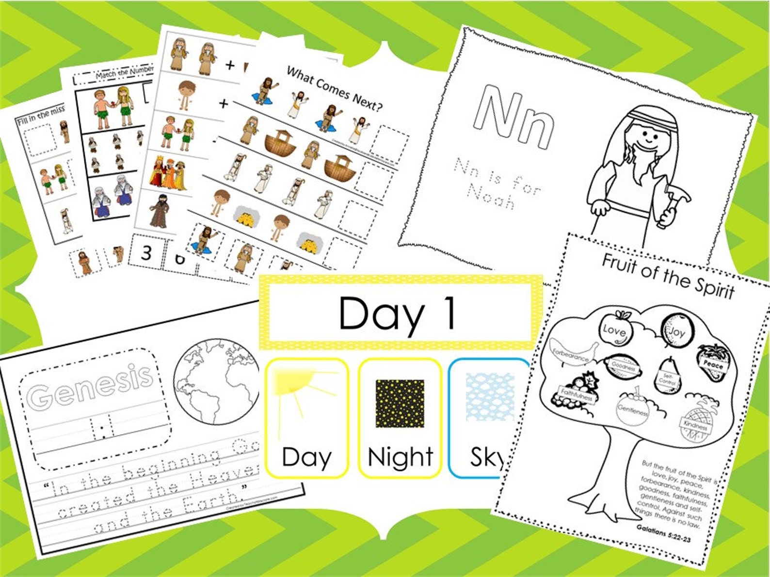 Preschool Bible Studies Curriculum Download. - Etsy