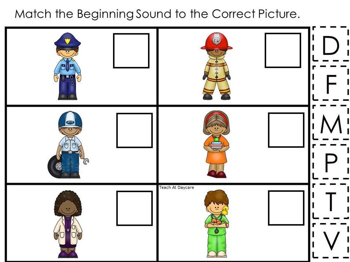 30 Community Helpers Preschool Games and Activities Download. | Etsy