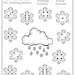 20 Printable Roll and Color Worksheets. Numbers 1-6. Preschool ...