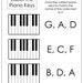 10 Color the Keys Worksheets. Beginning Music. Preschool-2nd Grade ...