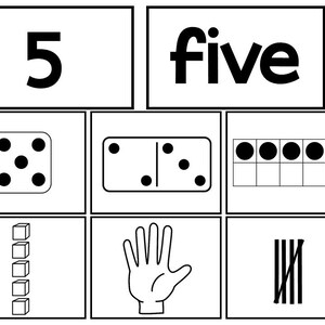 80 Printable Subitizing Sorting Cards. Preschool-kindergarten Math. - Etsy