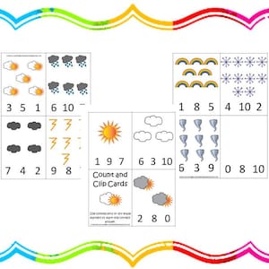 30 Wild About Weather Games Download. Games and Activities in PDF Files ...