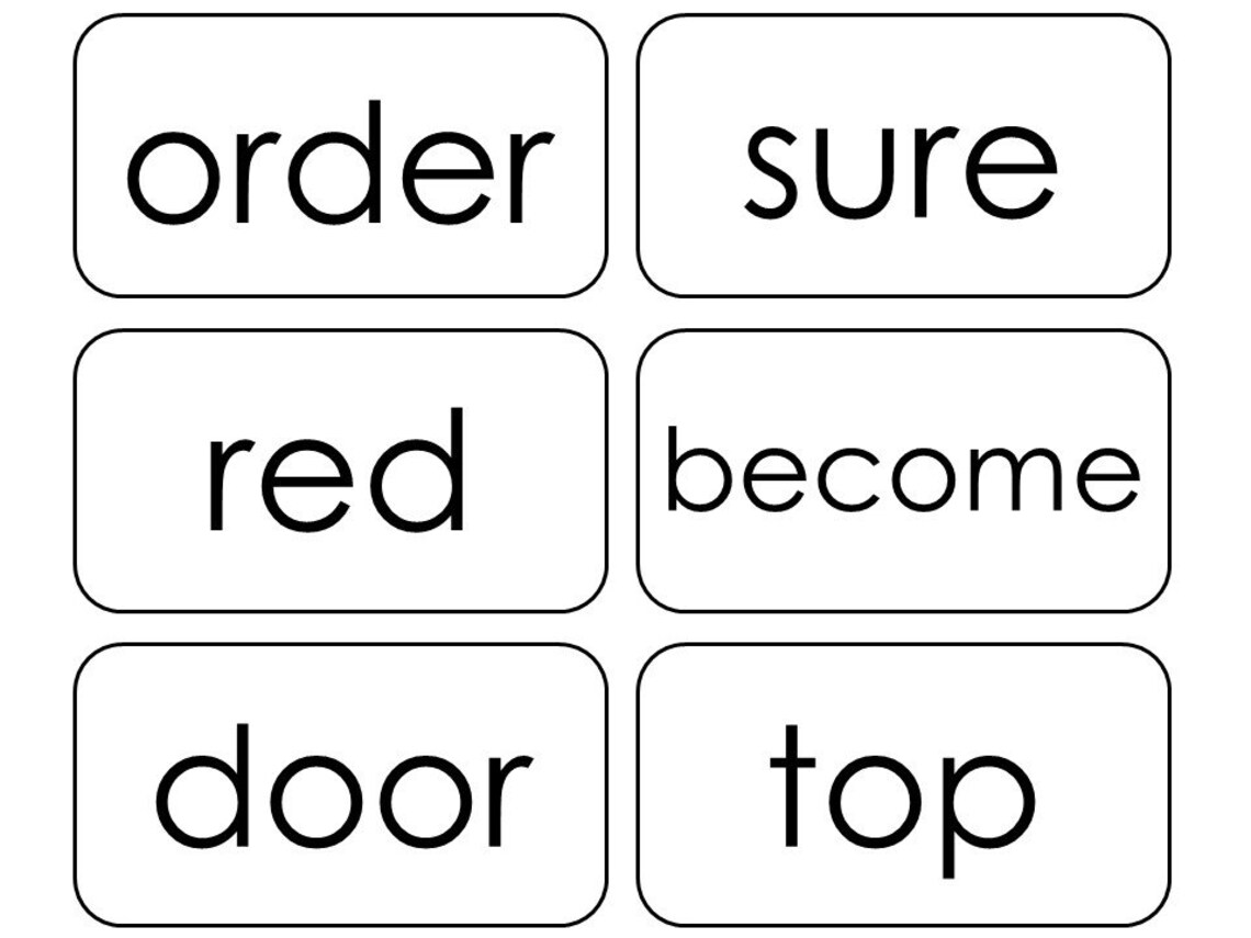 Fry's 4th Hundred Sight Words Flashcards, Printable (PDF) - Etsy
