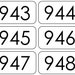 100 Printable Numbers 901-1000 Flashcards. Preschool (Download Now) - Etsy