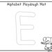 26 Printable Alphabet Uppercase Play Dough Mats Worksheets. Preschool ...