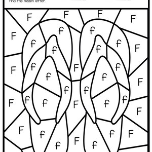 Hidden Pictures Beginning Sounds Worksheets. Letter Recognition and ...