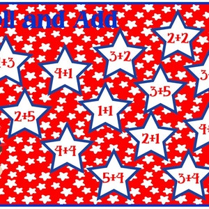 10 Printable 4th of July Themed Kindergarten Math Center Games and ...