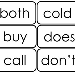 46 Printable Dolch 2nd Grade Sight Word Flashcards - Etsy