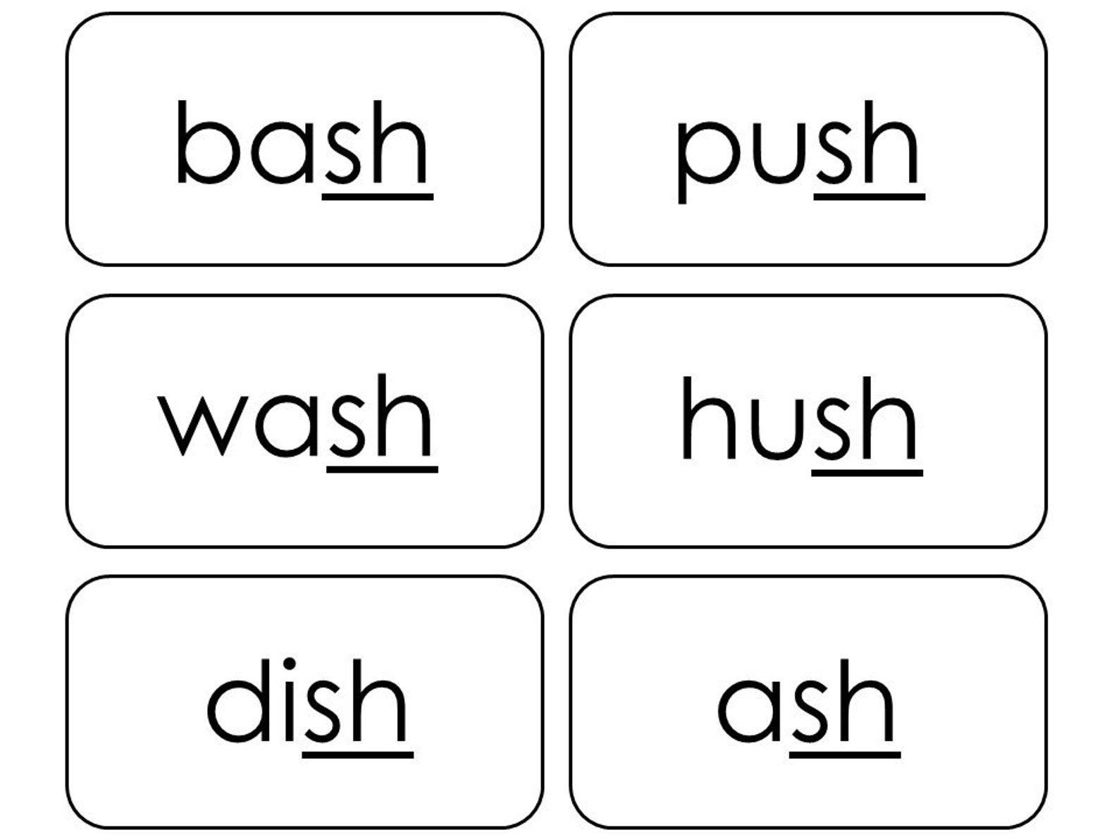 100 Printable Digraph Flashcards. Preschool-2nd Grade ELA. Digraph Word ...
