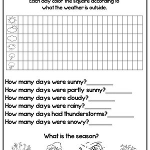 My Daily Notebook. Calendar, Weather Tracking, Write Your Name, and ...