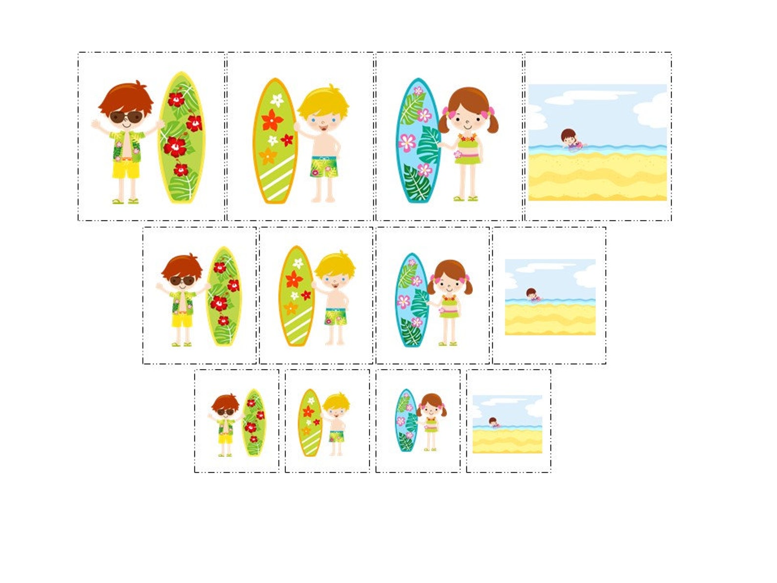 30 at the Beach Games Download. Games and Activities in PDF - Etsy Israel