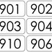 100 Printable Numbers 901-1000 Flashcards. Preschool Thru Third Grade ...