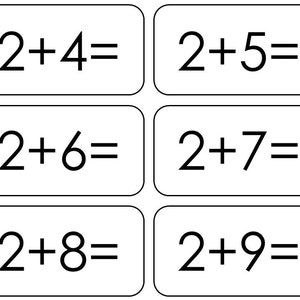169 Printable Addition Flashcards. Facts 0-12. Preschool Thru 3rd Grade ...