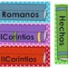 Printable Spanish Bible Book of the Week Classroom Bulletin Board Set ...
